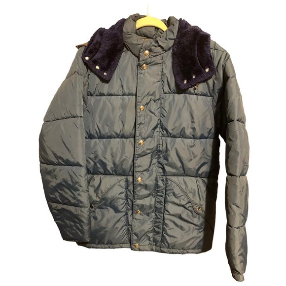 Sears | Jackets & Coats | Vtg Sears Best Outerwear For Men Blue Coat ...